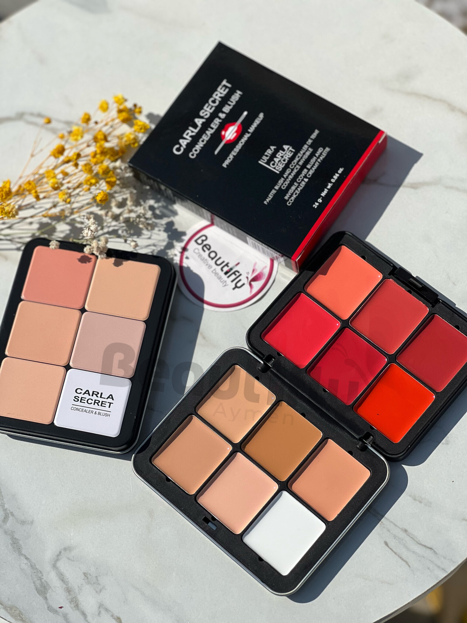 Carla Secret Makeup Ultra HD Invisible Cover Cream Blush and Contour ...